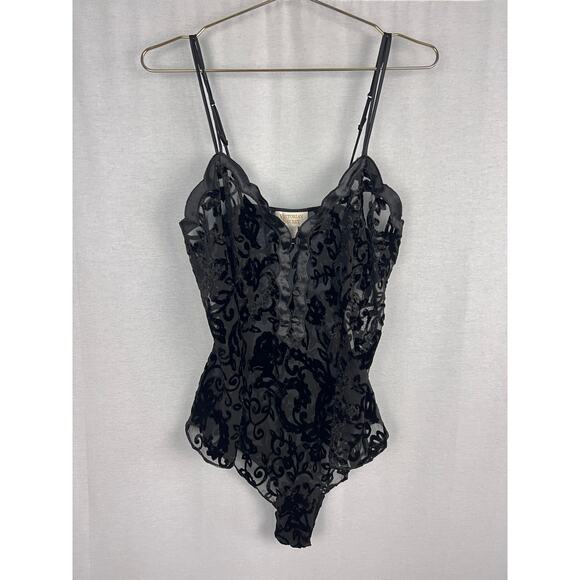 Victoria's Secret | Tops | Vintage Victorias Secret Bodysuit Sheer ...